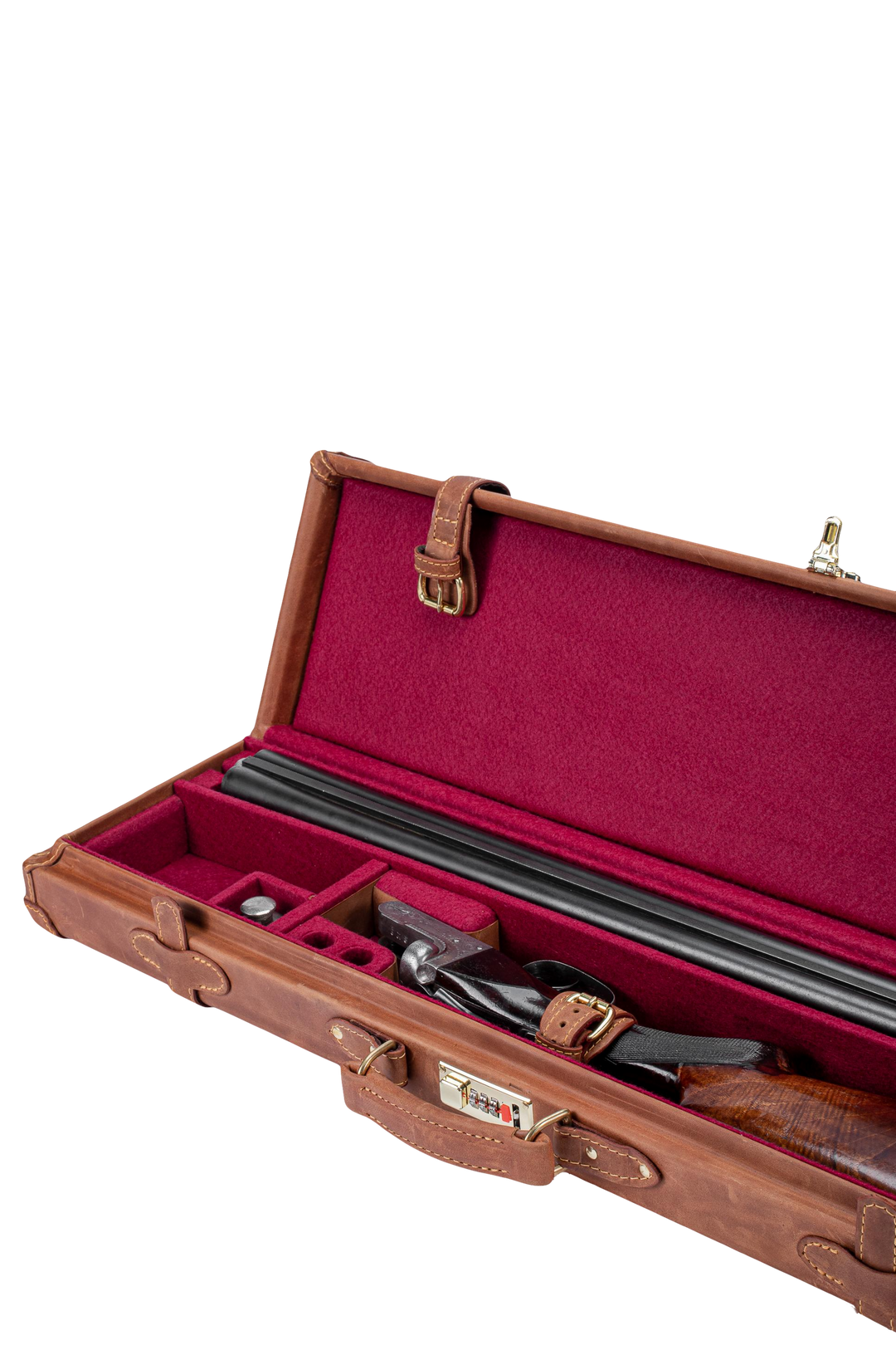 English Style Compact SxS Leather Case – Venatti